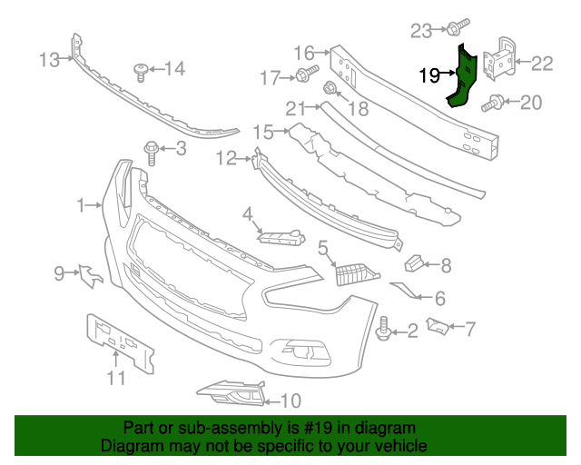 62664-4GA0A (626644ga0a) - 2014-2020 Infiniti Q50 Support Bracket ...