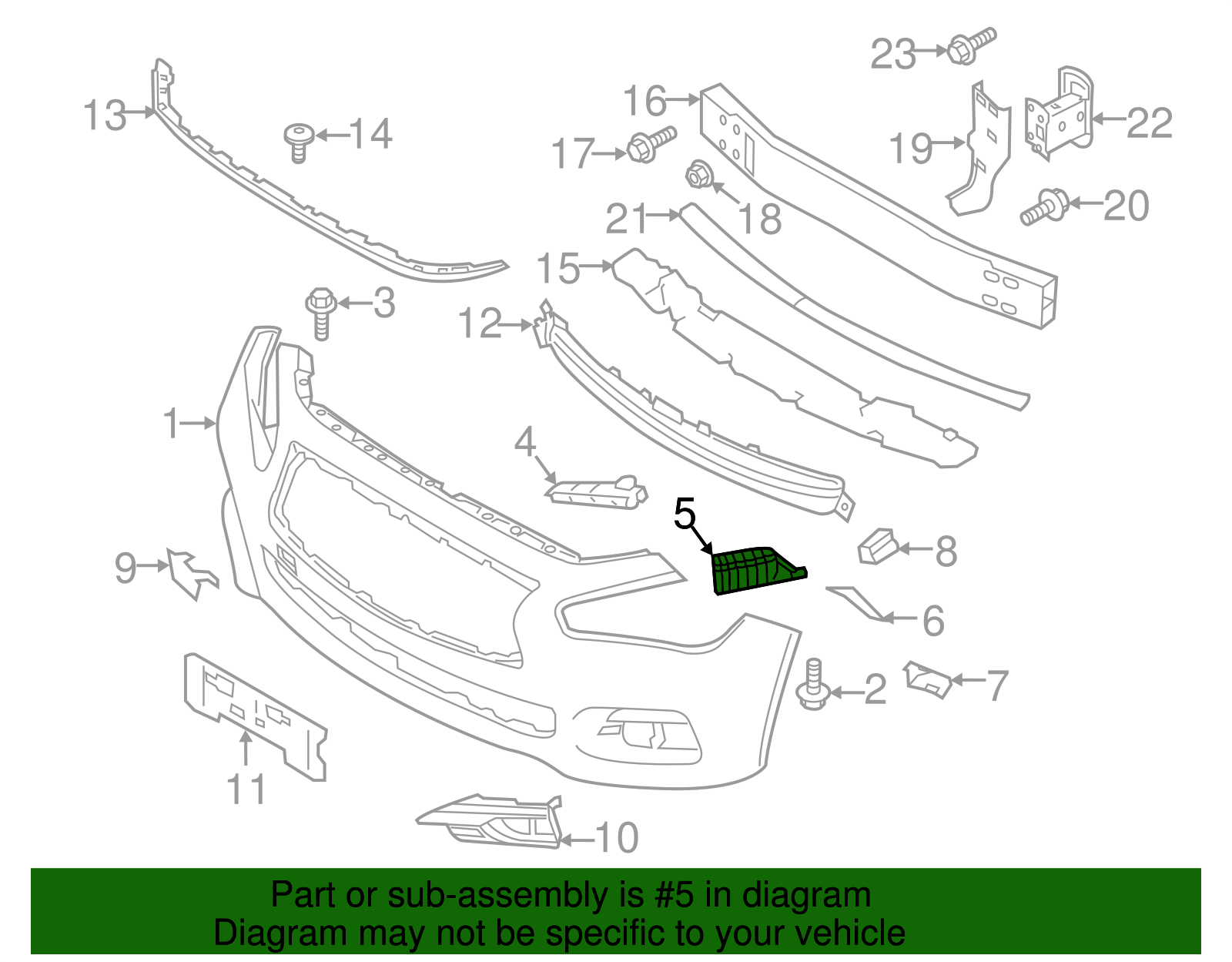 62058-4GA0A - Bumper Cover Stiffener 2014-2020 Infiniti Q50 | INFINITI ...