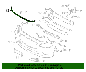 65820-4GA1C (658204ga1c) - 2014-2020 Infiniti Q50 Seal To Hood ...