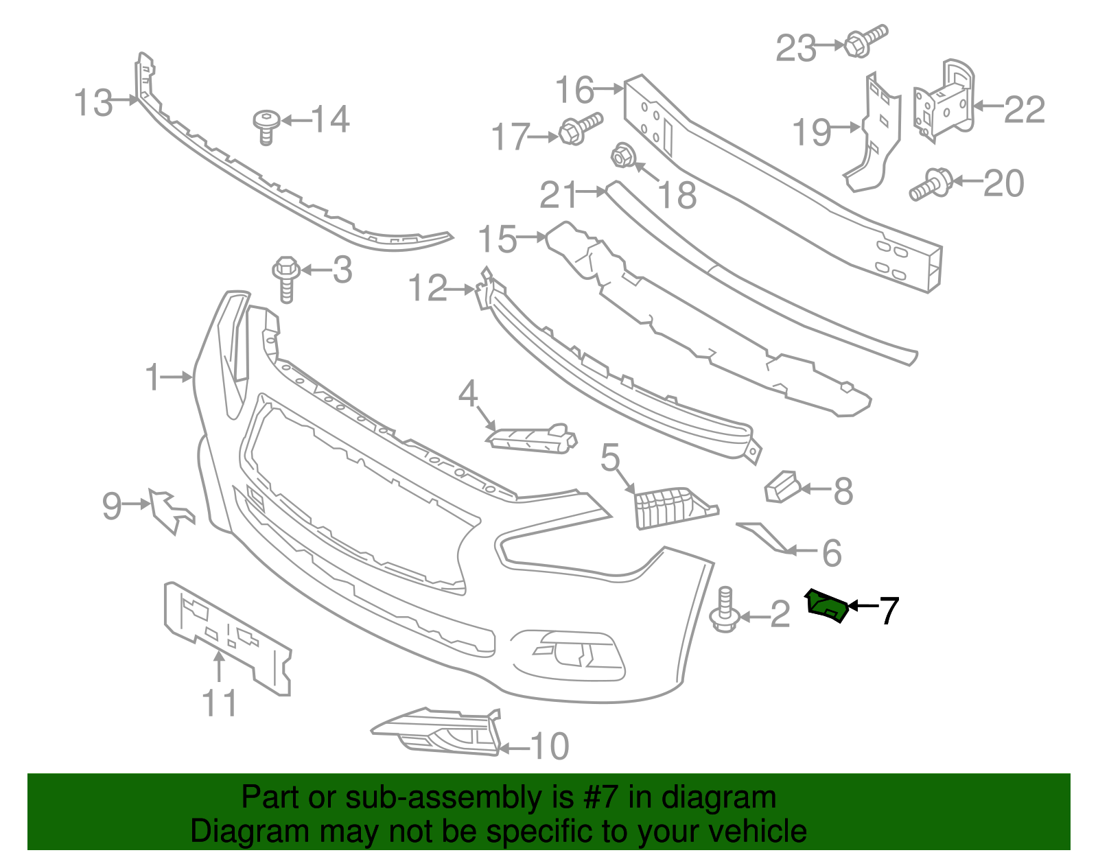 2014-2020 Infiniti Q50 Bumper Cover Side Bracket 62045-4GA0A | Infiniti ...