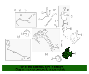 32416850592 - 2011-2019 BMW Power Steering Pump (32-41-6-850-592) | BMW ...