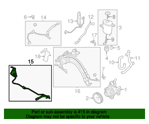32-41-6-776-810 - Power Steering Return Hose - 2011-2019 BMW | BMW OEM ...