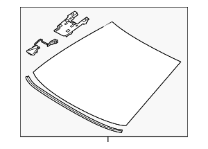 2018 Toyota Camry Windshield 56101-06B10 | Discount Parts Monster