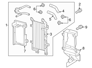 32910-60161 - Trans Cooler - 2008-2021 Toyota Land Cruiser | OEM ...