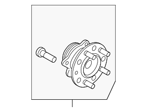 Genuine Hub & Bearing Assembly for 2015-2022 Hyundai | Part# 52730 ...
