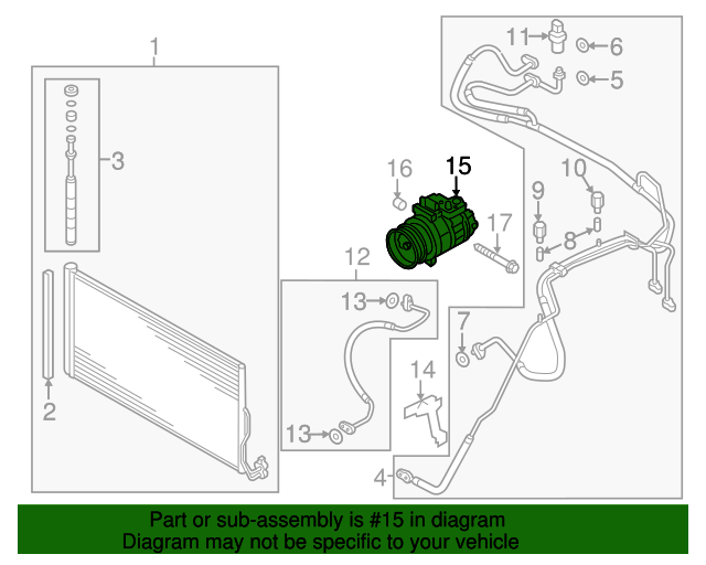2005-2017 Volkswagen Touareg Compressor Assembly 7P0-820-803-M | OEM ...