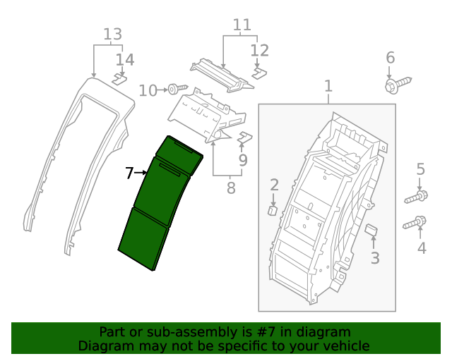 4N4-898-562-F-2VY - Console Trim Panel 2020 Audi | AutoNationParts.com