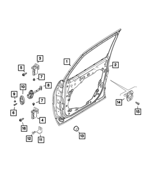 2012-2024 mopar Hex Flange Head Screw 6106253AA | Mopar eStore