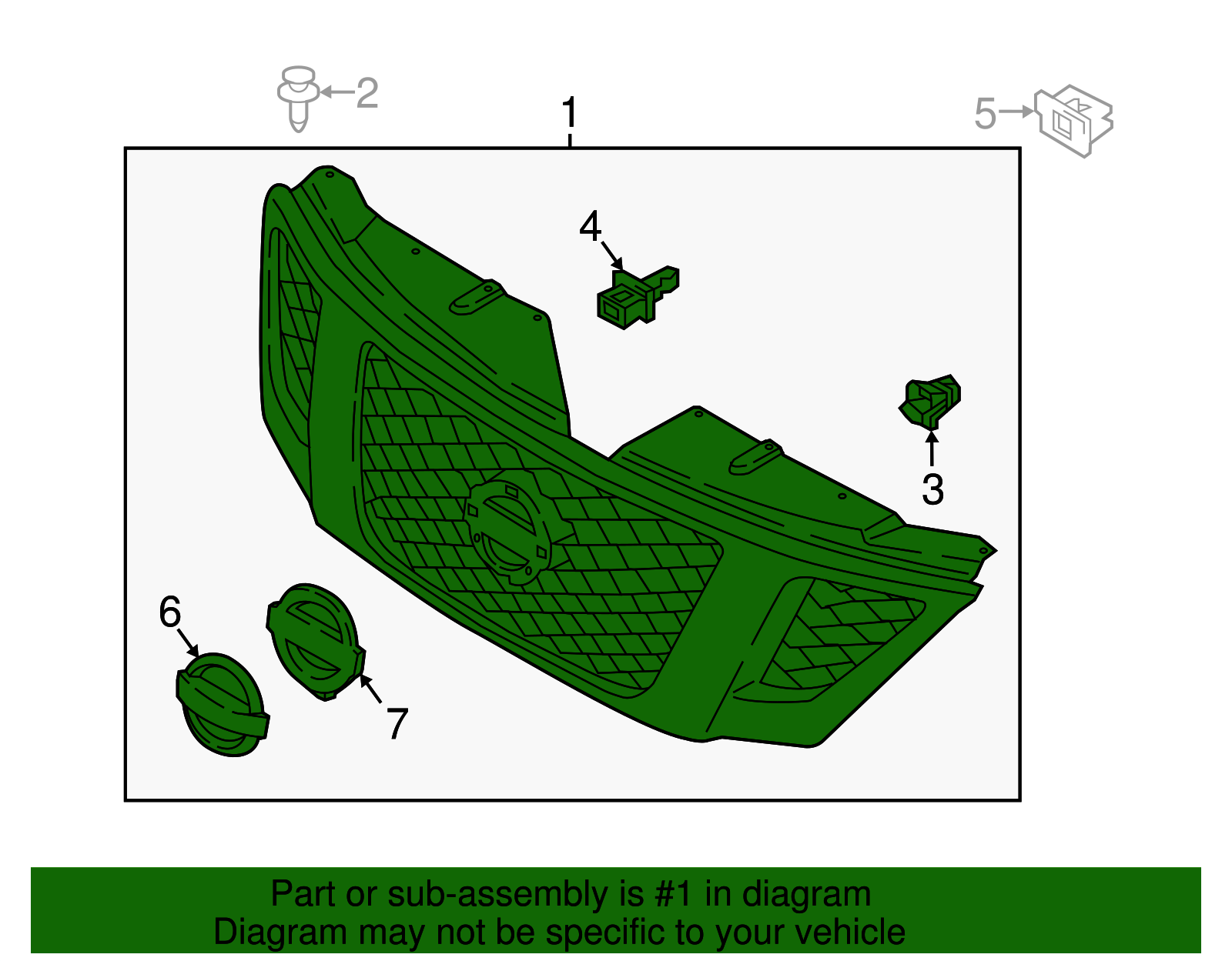 62310-6JG0A - 2020 Nissan Armada - Grille Assembly | Anicra Nissan Parts