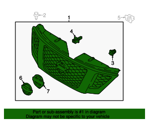 62310-5ZW0A - Grille Assembly 2017-2020 Nissan Armada | Nissan Parts ...