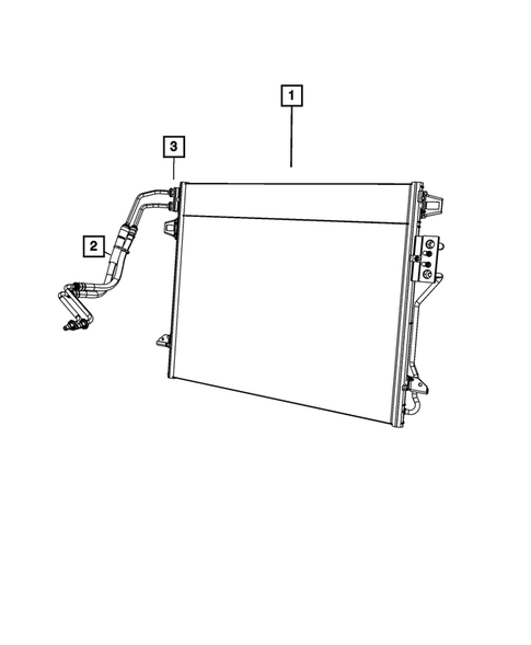 Transmission Oil Cooler and Lines for 2008 Dodge Grand Caravan | Mopar ...