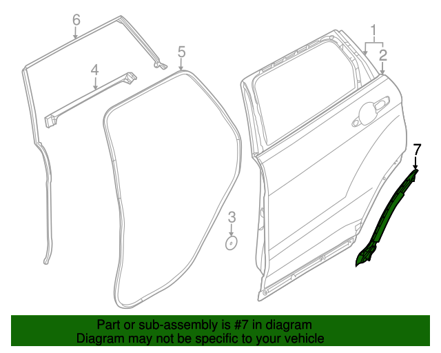 2012-2019 Land Rover Range Rover Evoque Lower Seal LR026460 ...