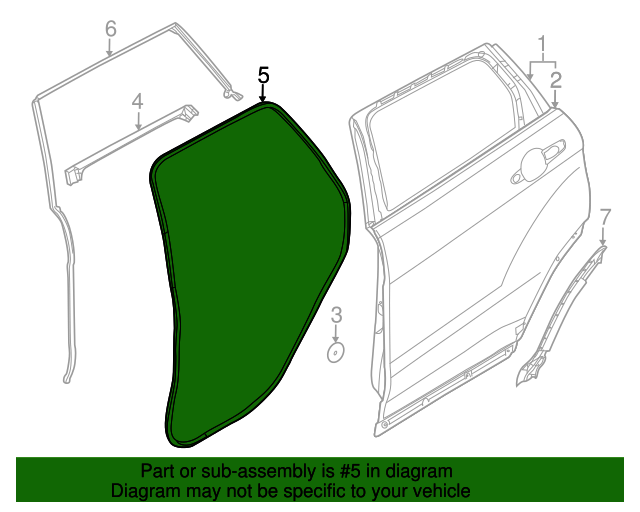 2005-2019 Land Rover Door Weather-Strip LR026447 | OEM Parts Online