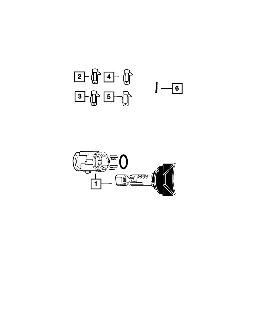 2006-2018 Mopar Ignition Lock Cylinder 05179511AA | Retail Performance ...