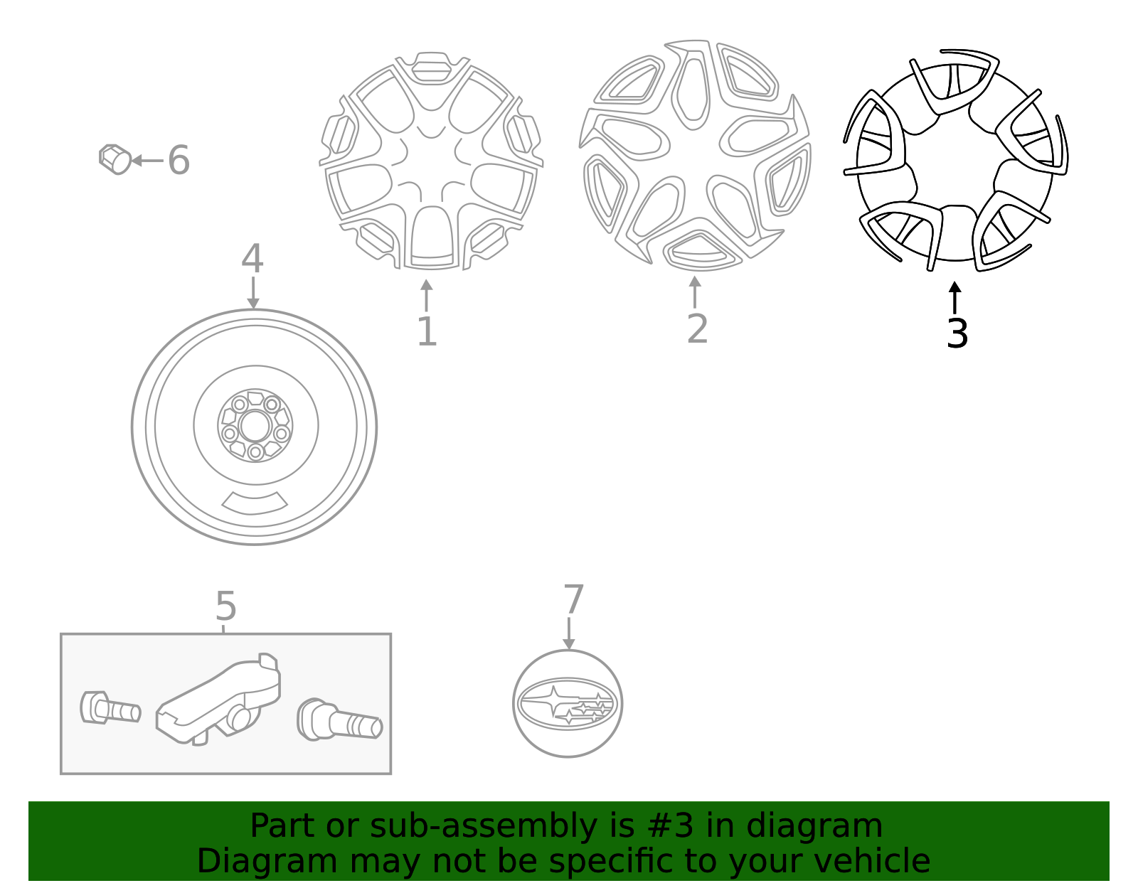 2019-2020 Subaru Crosstrek | 2019-2020 Subaru Crosstrek - Wheel, Alloy ...