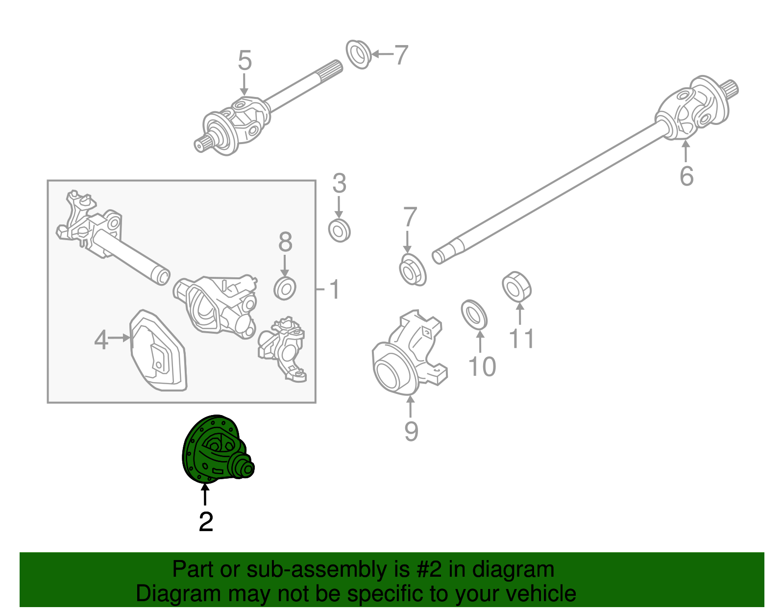 LC3Z-4026-B - Differential Assembly 2017-2022 Ford | Ford Parts Direct
