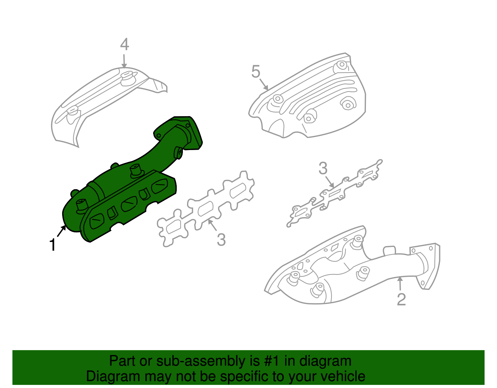 2003-2007 Nissan 350Z Exhaust Manifold 14002-AL502 | My Nissan Part