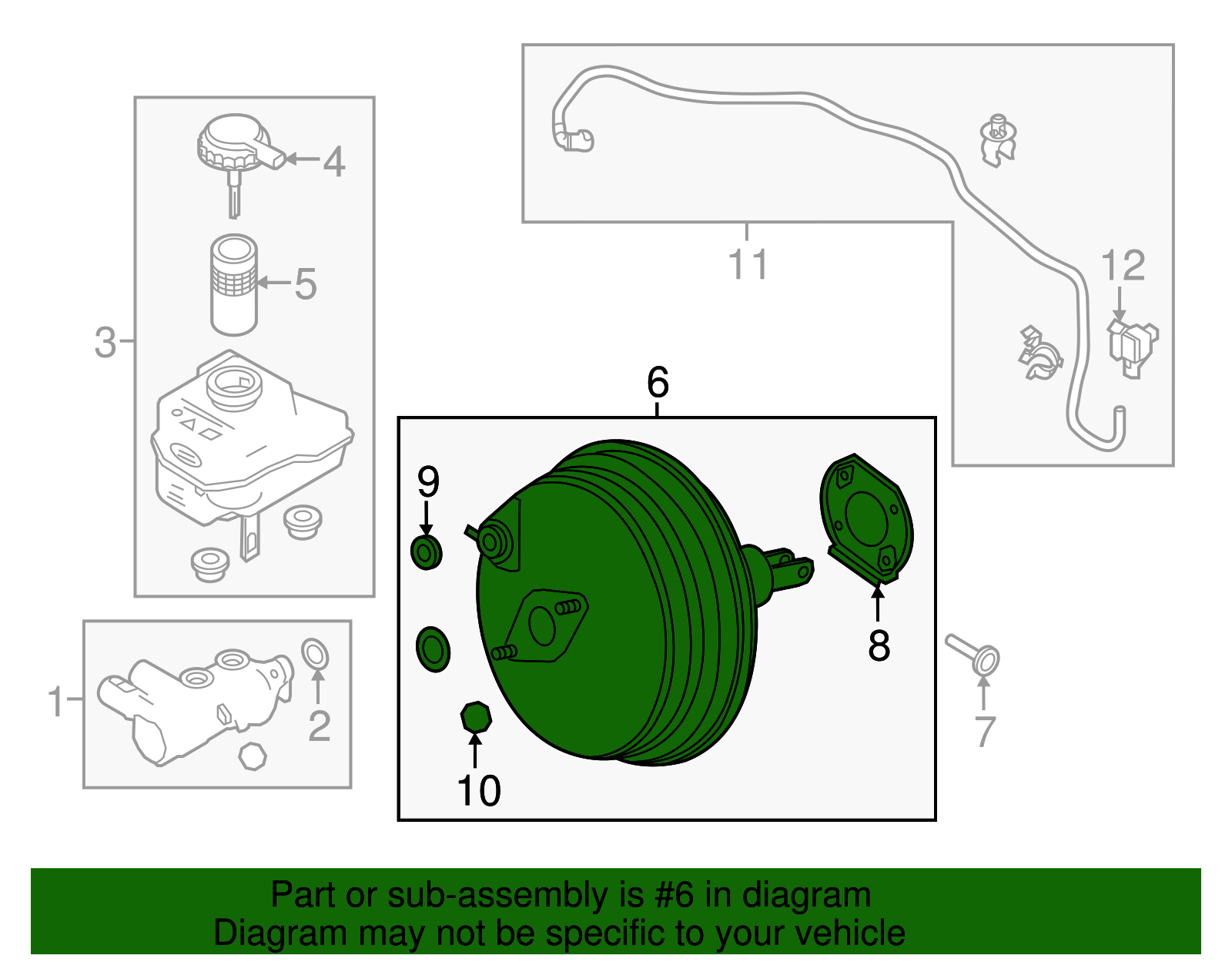 Genuine Brake Booster for 2017-2023 Land Rover | Land Rover Part ...