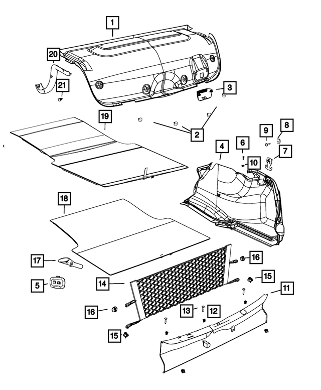 5VH73DX9AA - Scuff Plate 2015-2023 Chrysler 300 | AutoNationParts.com