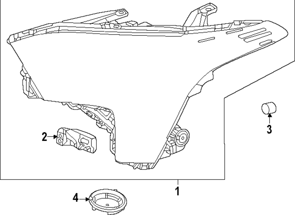 2023-2025 Toyota Sequoia Headlamp Assembly 81110-0C300 | Toyota Parts ...