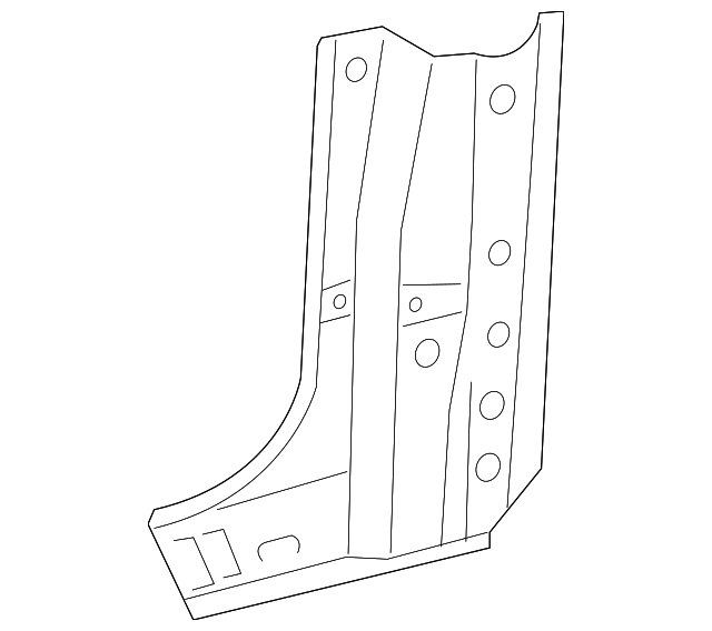 2005-2015 Toyota Tacoma Lock Pillar Reinforced 61528-04040 | Toyota Parts