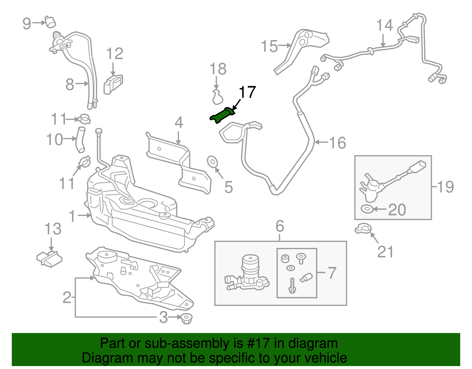 2015 Volkswagen Inlet Hose Holder 5Q0-131-645-A | OEM VW Parts Haus