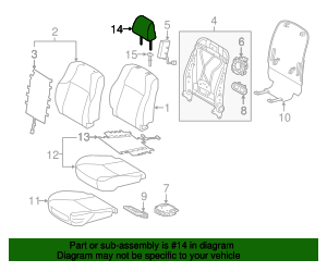 71910-35850-E2 - Headrest - 2014-2018 Toyota 4Runner | Lithia Toyota Parts