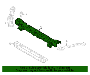 2022-2024 Mitsubishi Eclipse Cross Upper Tie Bar 62511W000P ...