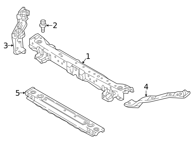 2022-2024 Mitsubishi Eclipse Cross Upper Tie Bar 62511W000P ...