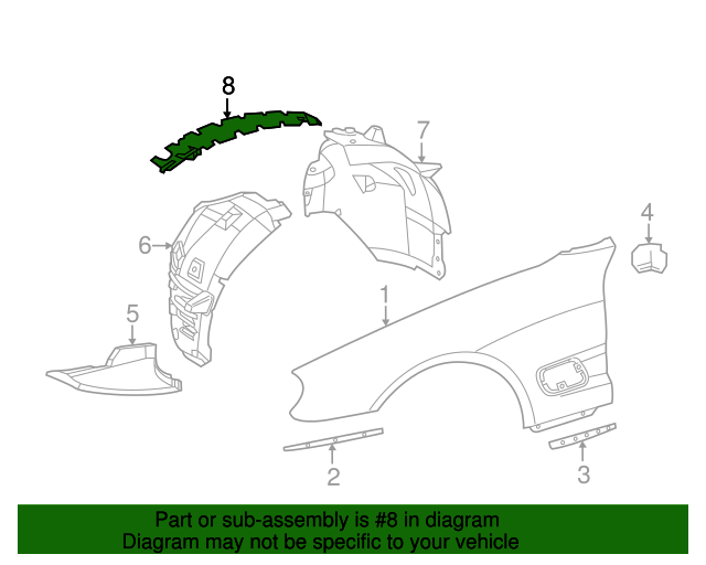 230-698-01-22 - Filler Panel 2003-2012 Mercedes-Benz | Mercedes-Benz ...