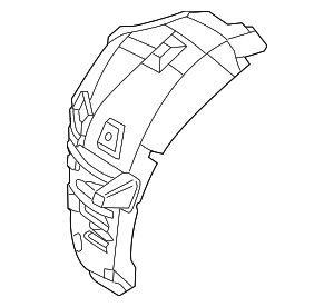 230-690-21-30 - Fender Liner 2007-2008 Mercedes-Benz | Mercedes-Benz ...