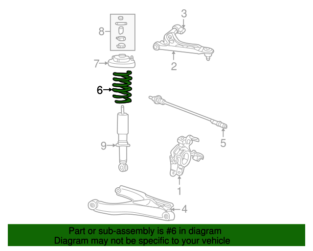 2002-2005 Ford OEM NEW Ford 02-05 Explorer Mountaineer Rear Suspension ...