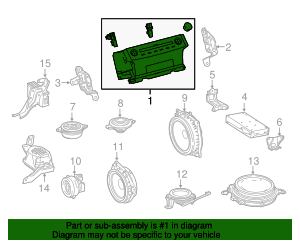 86120-24520 - High-Quality Radio Control Unit for 2018 Lexus ...