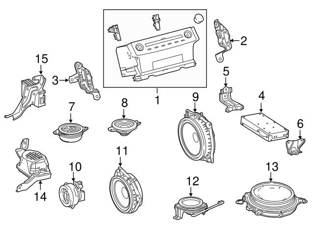 86120-24A10 - Am/fm Cd 2019-2020 Lexus | Longo Lexus Parts