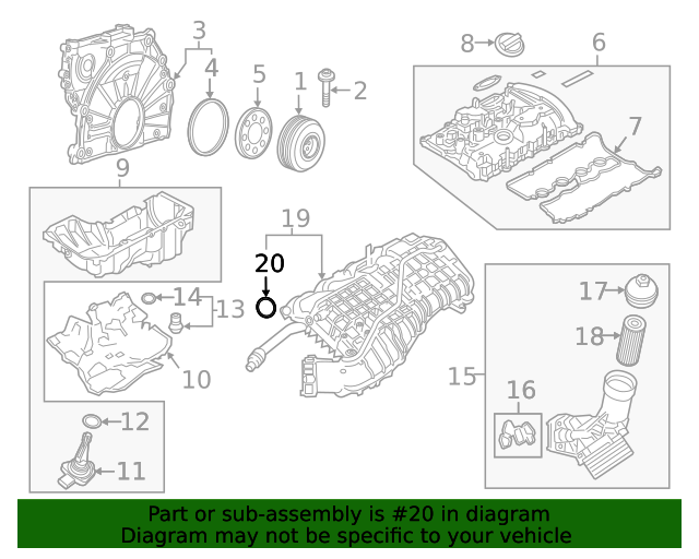 13548632344 - 2016-2024 BMW Fuel Injection Throttle Body Mounting ...