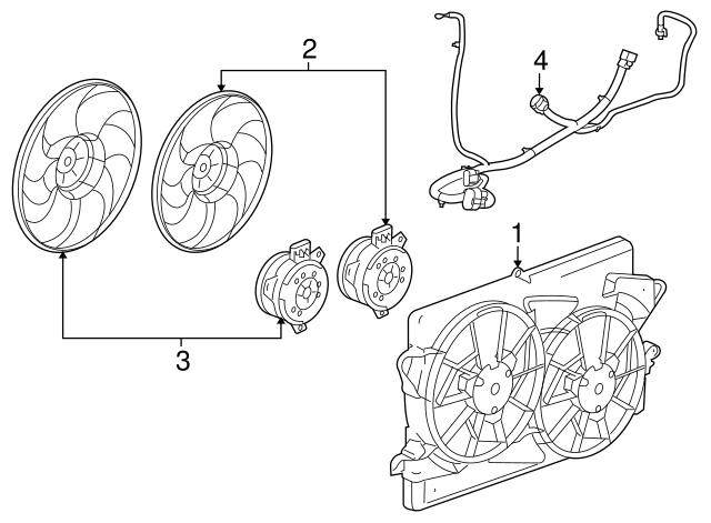 2013-2020 GM Engine Cooling Fan Shroud 22747159 GM | GMPartsDirect.com