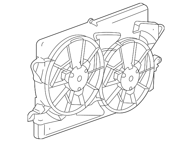 2013-2020 GM Engine Cooling Fan Shroud 22747159 GM | GMPartsDirect.com