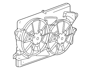 2013-2020 GM Engine Cooling Fan Shroud 22747159 GM | GMPartsDirect.com