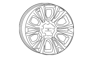 2018-2022 Ram Wheel, Alloy 1ub18rxfab | TascaParts.com