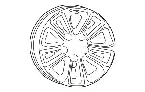 2013-2020 Ram Wheel, Alloy 1UB12GSAAB | TascaParts.com