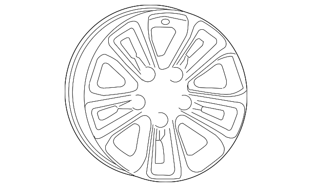2013-2023 Ram Wheel, Alloy 1UB16SZ0AA | Mopar Parts Canada
