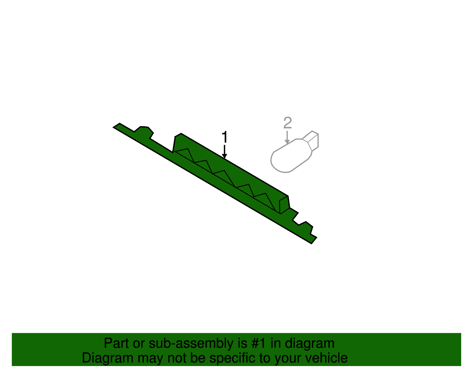 8T4Z-13A613-A - High Mount Lamp 2007-2011 Ford | AutoNation Parts