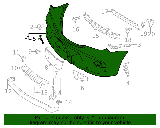 906-880-46-70-9B51 - Bumper Cover 2014-2018 Mercedes-Benz | Mercedes ...