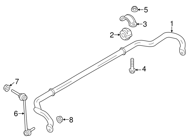 2017-2024 Porsche Stabilizer Bar Bracket 9P1-411-063-A | Sunset Porsche ...
