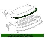 Genuine BMW 51-17-7-345-533 | Convertible Top Stowage Compartment Water ...
