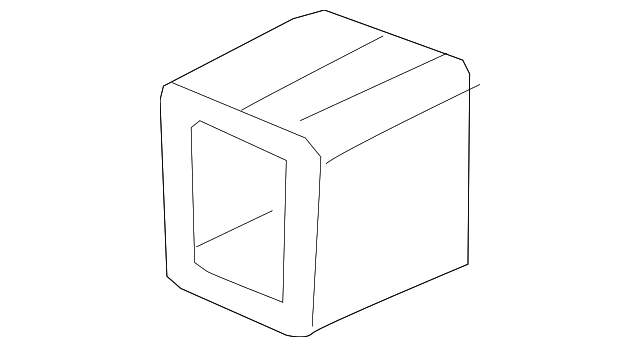 2018-2022 GM Underbody Rear Side Rail Rear Reinforcement 84081169 ...