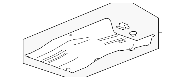 2018-2024 GM Rear Floor Rear Panel 84250859 GM | GMPartsDirect.com