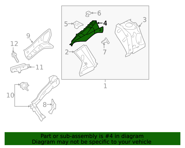 51620XC21A9P - Upper Rail - 2019-2021 Subaru Ascent | World OEM Parts ...