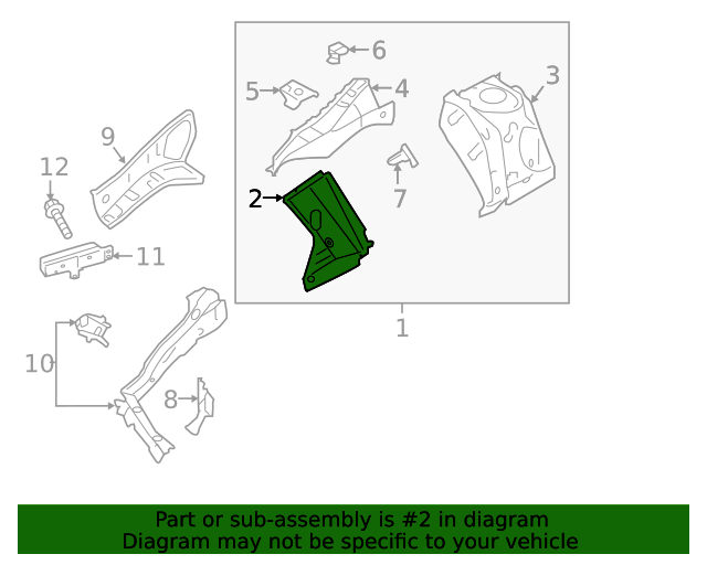 51610XC01A9P - Front Panel - 2019-2021 Subaru Ascent | World OEM Parts ...