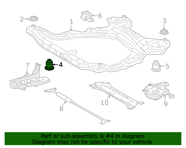 2019-2021 Lexus Front Mount 52211-06170 | OEM Parts Online